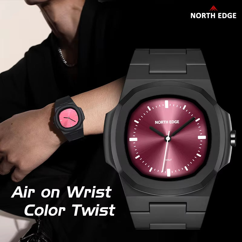 North Edge VOLT Men’s Sports Watch | Quartz Movement, Lightweight & Wa ...