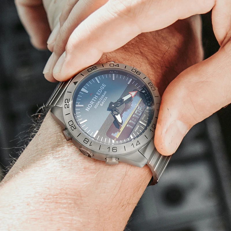 North Edge Gavia 2 Professional 200M Waterproof Smart Watch – GPS, Div ...
